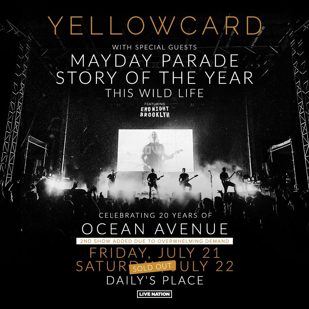WXXJ Presents: Yellowcard - Night 1 | Daily's Place