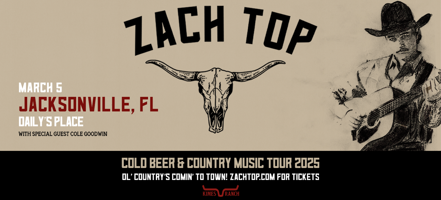 Zach Top - Cold Beer & Country Music Tour 2025 | Daily's Place